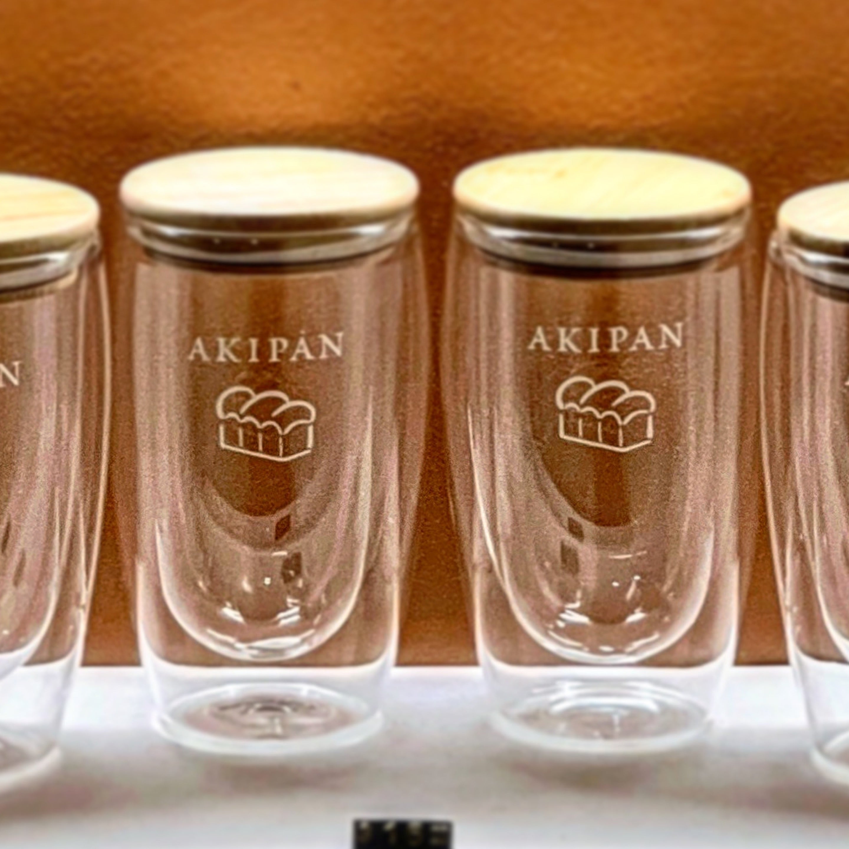 Double Wall Glass 450ml | AKIPAN - Premium Japanese Shokupan